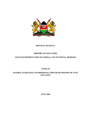 IMAM Guideline - Final Draft 5th June 2020 - National Guideline for ...