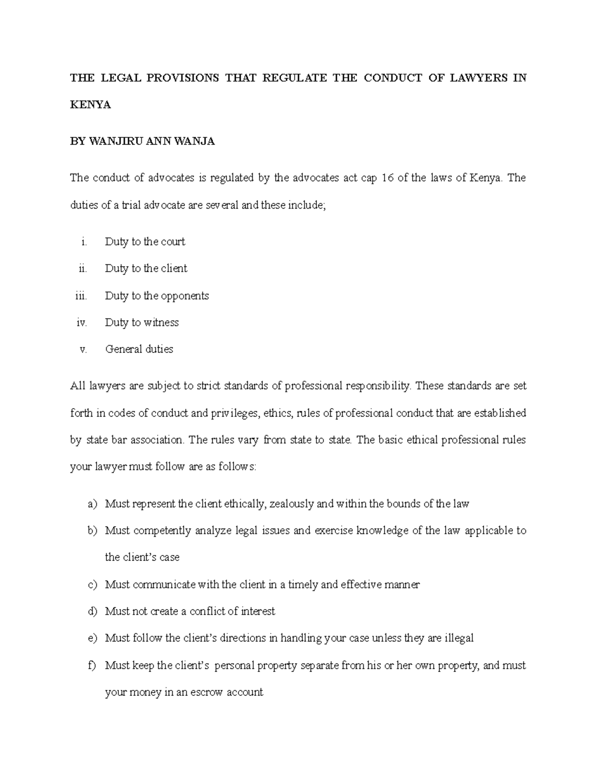 THE Legal Provisions THAT Regulate THE C - THE LEGAL PROVISIONS THAT ...