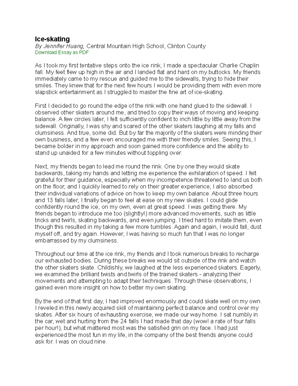 Ice Skating Choice 1 of 2 for final comp I - Ice-skating By Jennifer ...