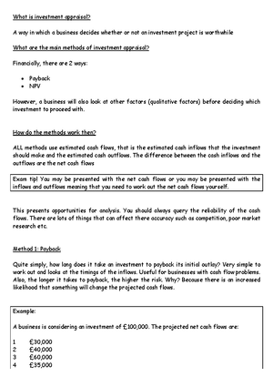 A Level Econ A Spec - Complete edexcel economics section A spec - A ...
