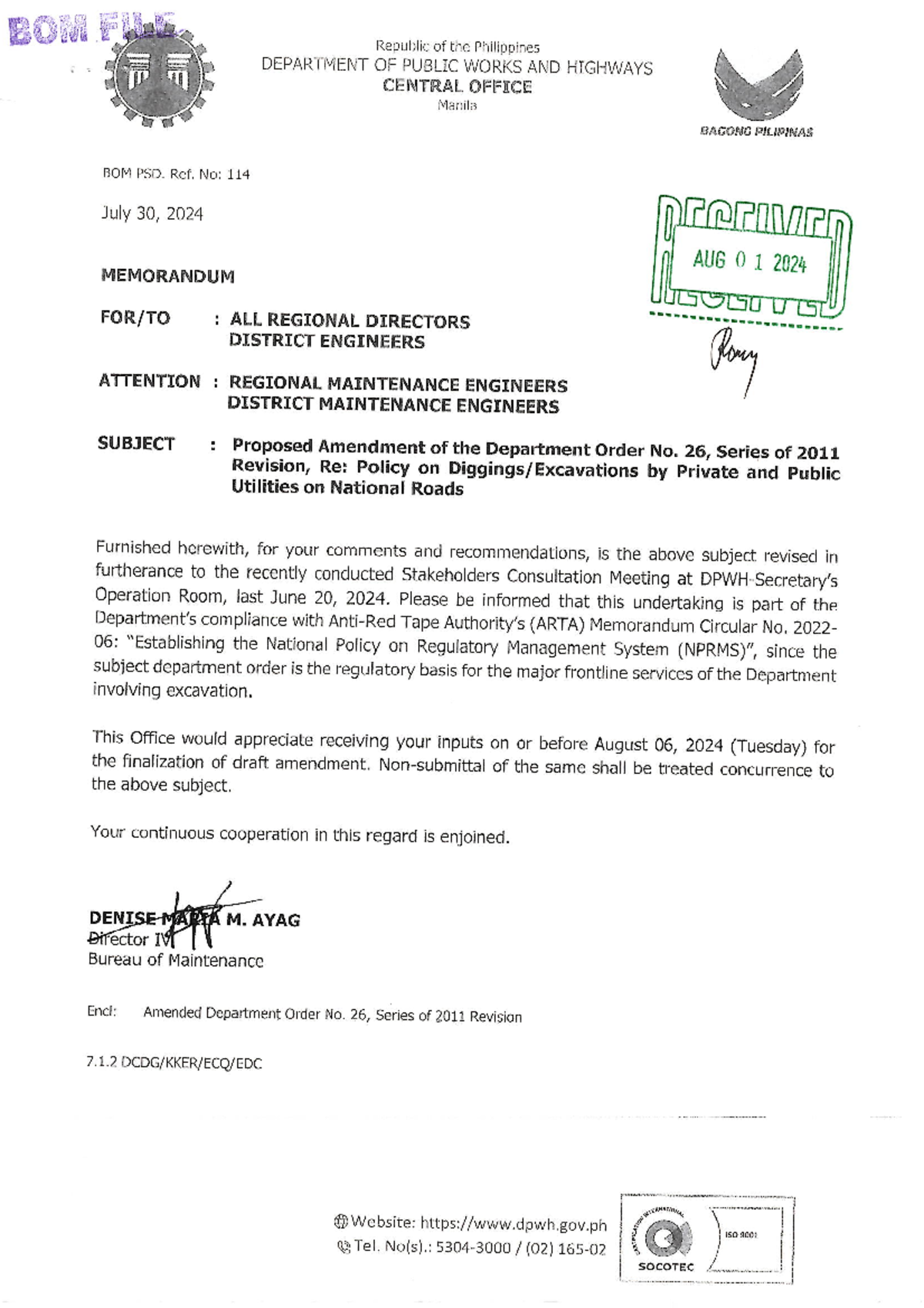 Proposed-Amendment-DO26s2011 - ANNEX A APPLICATION FOR ISSUANCE OF ...