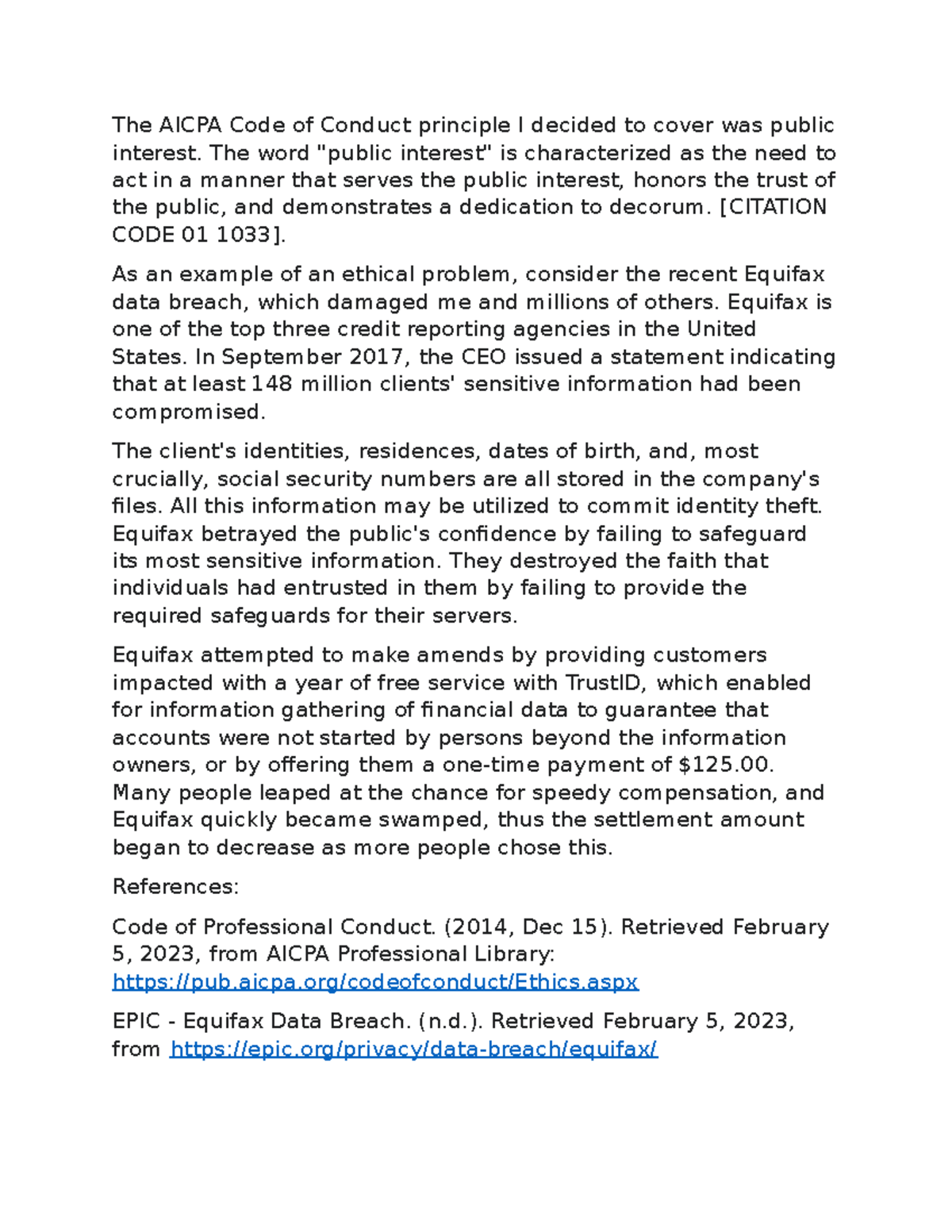 ACC 202 6-2 Discussion - Please use this as a guide. Do not directly ...