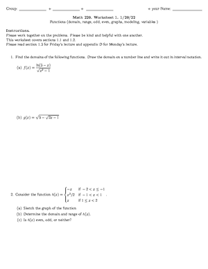 WS 16 - PROFESSOR WAS LAURA PLACZEK - Group: +Math 220. Worksheet 15 ...