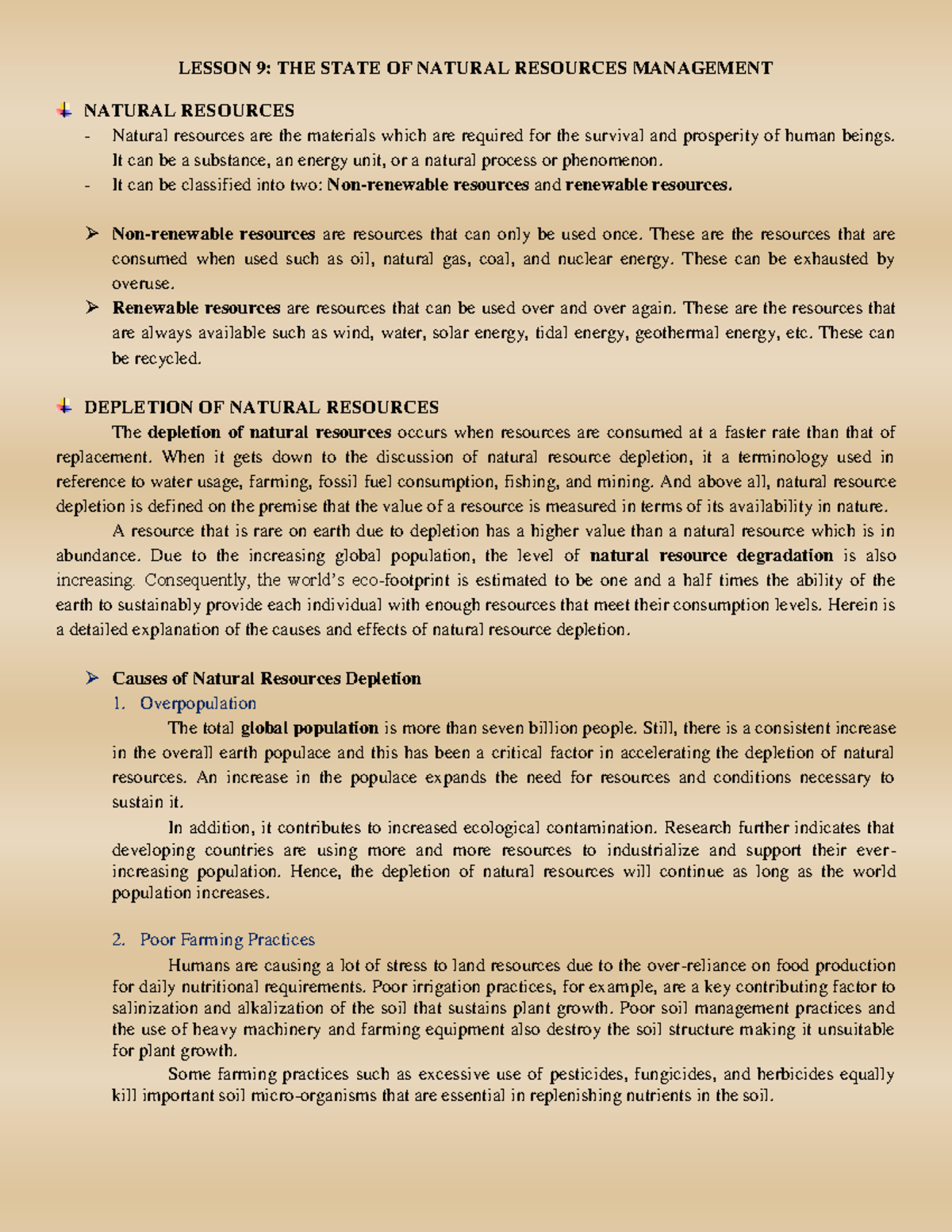 Science, Technology and Society Lesson 9/11 - LESSON 9: THE STATE OF ...