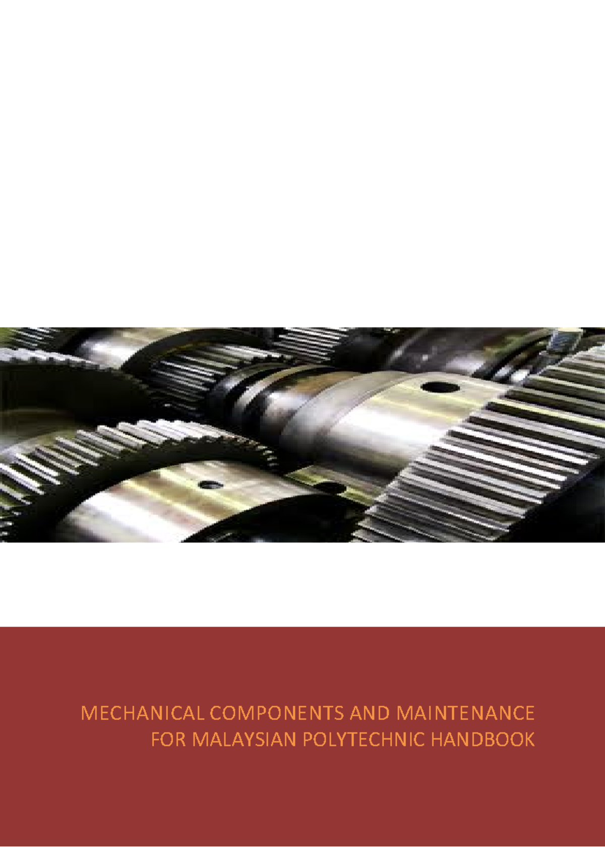 Chapter 3 Power Transmission - MECHANICALCOMPONENTSANDMAINTENANCE FOR ...