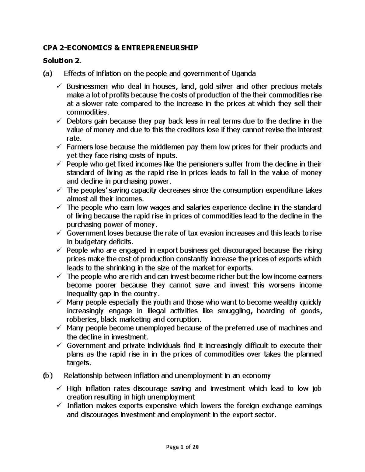 CPA 2 - Want to know more about economic environment. And how prices ...