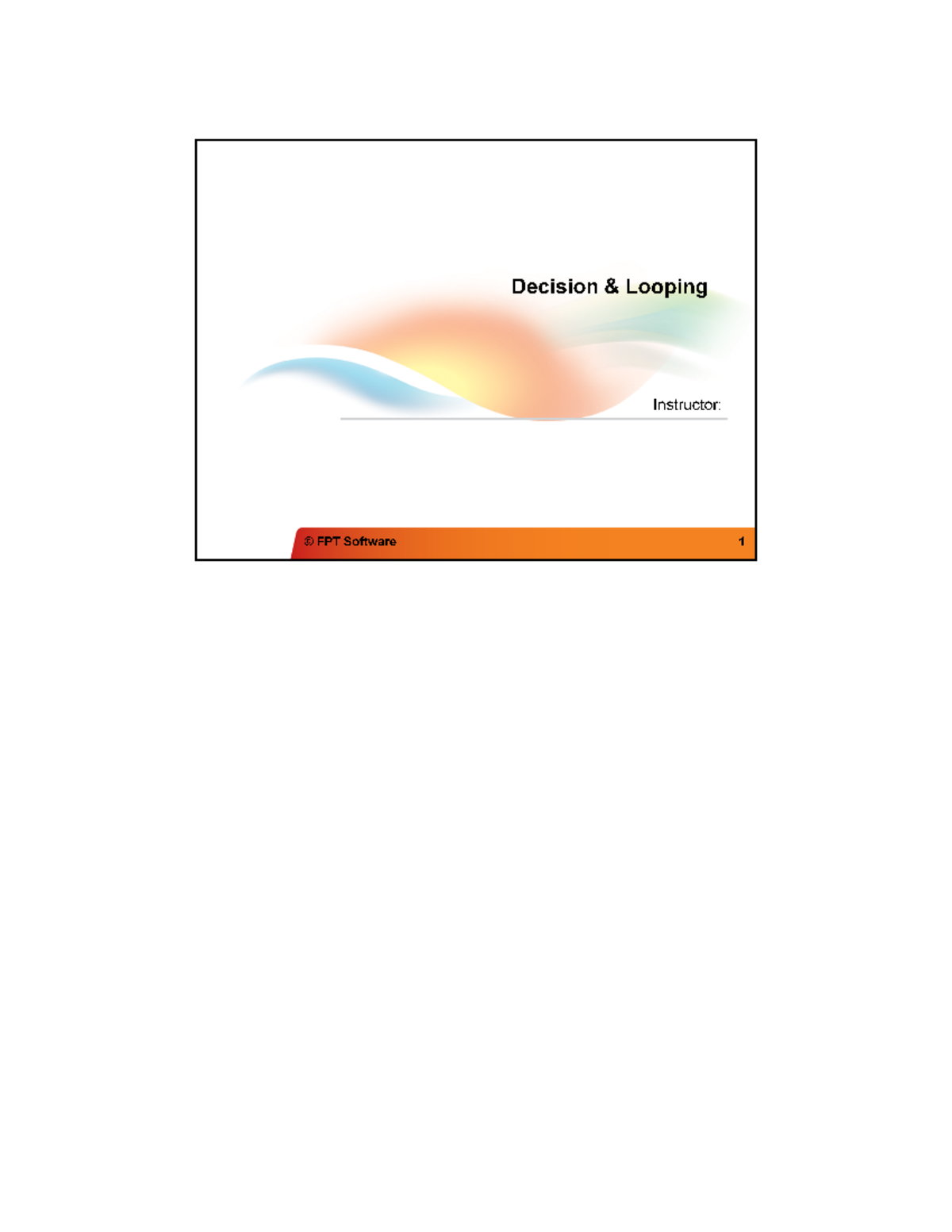 Day01 02 Decision & Looping - Computer Network - The switch statement ...