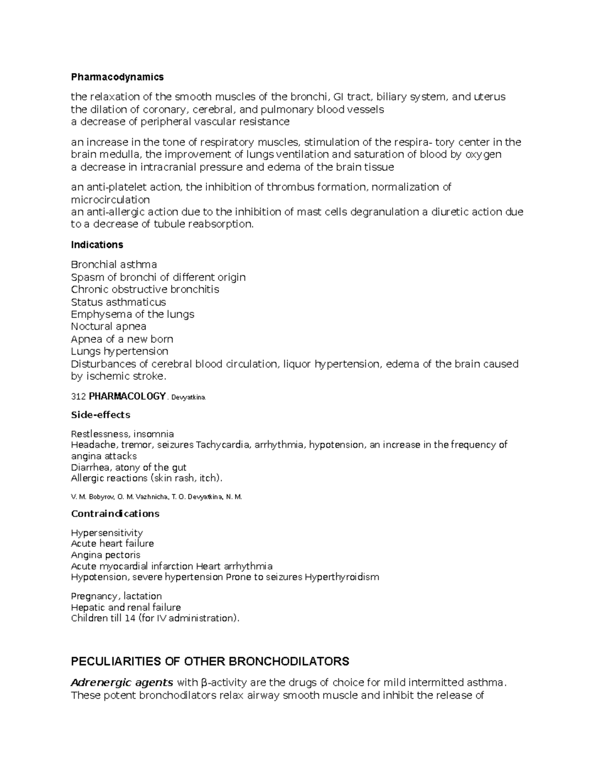 Pharmacology notes 24 - Pharmacodynamics the relaxation of the smooth ...