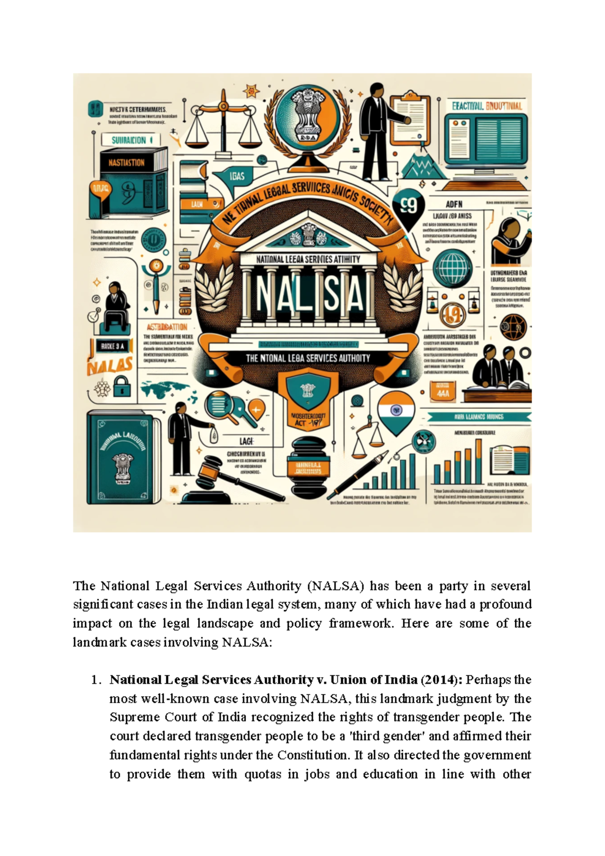 Landmark case laws nalsa 84 - The National Legal Services Authority ...