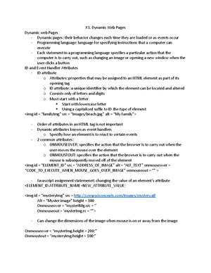 Chapter 1 Notes - Chapter 1 Notes What is a Computer? - PC (Personal ...