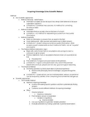 Chapter 3 - Defining and Measuring Variables - Chapter 3 - Defining and Measuring Variables Some ...