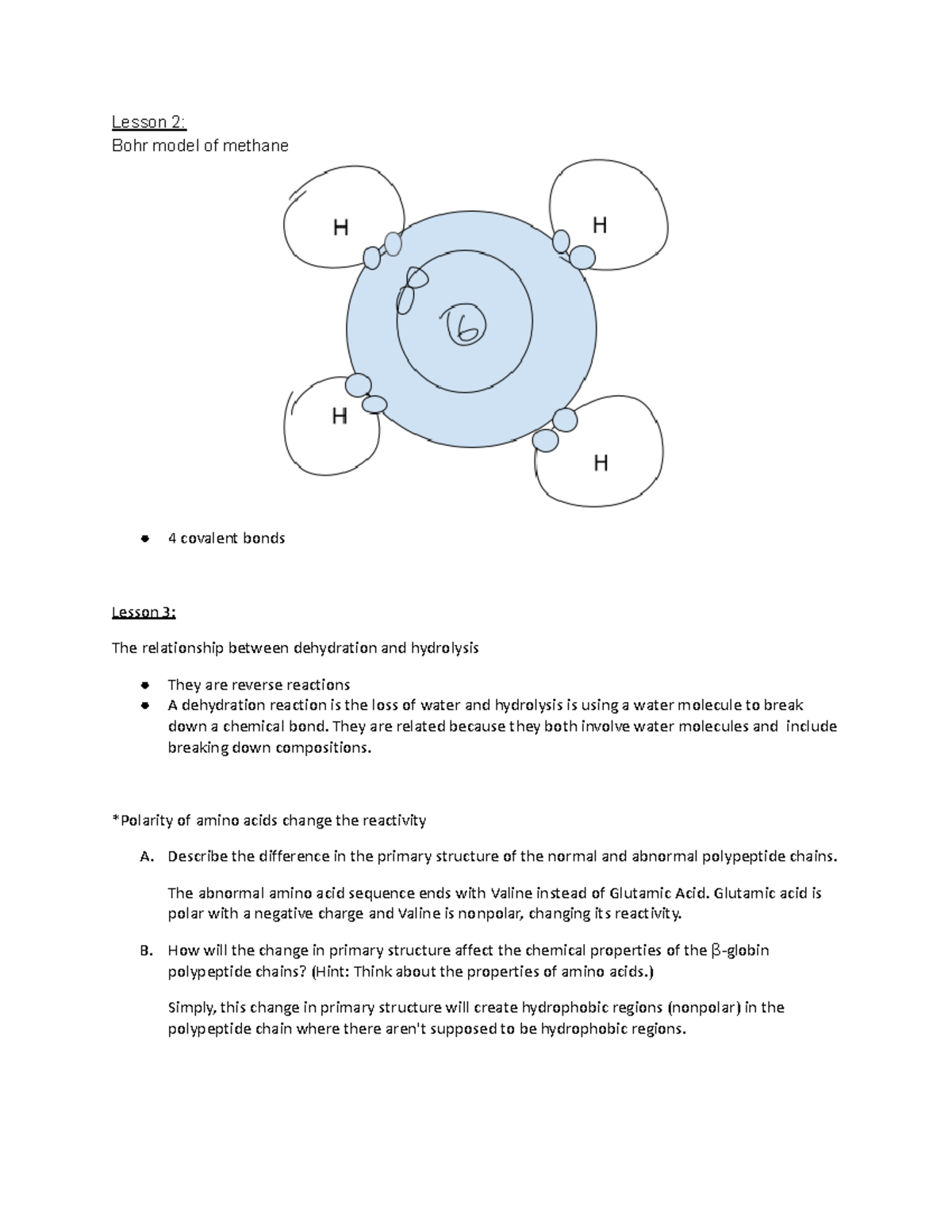 Unit 1 frq corrections - illustrating and understanding the bohr model ...