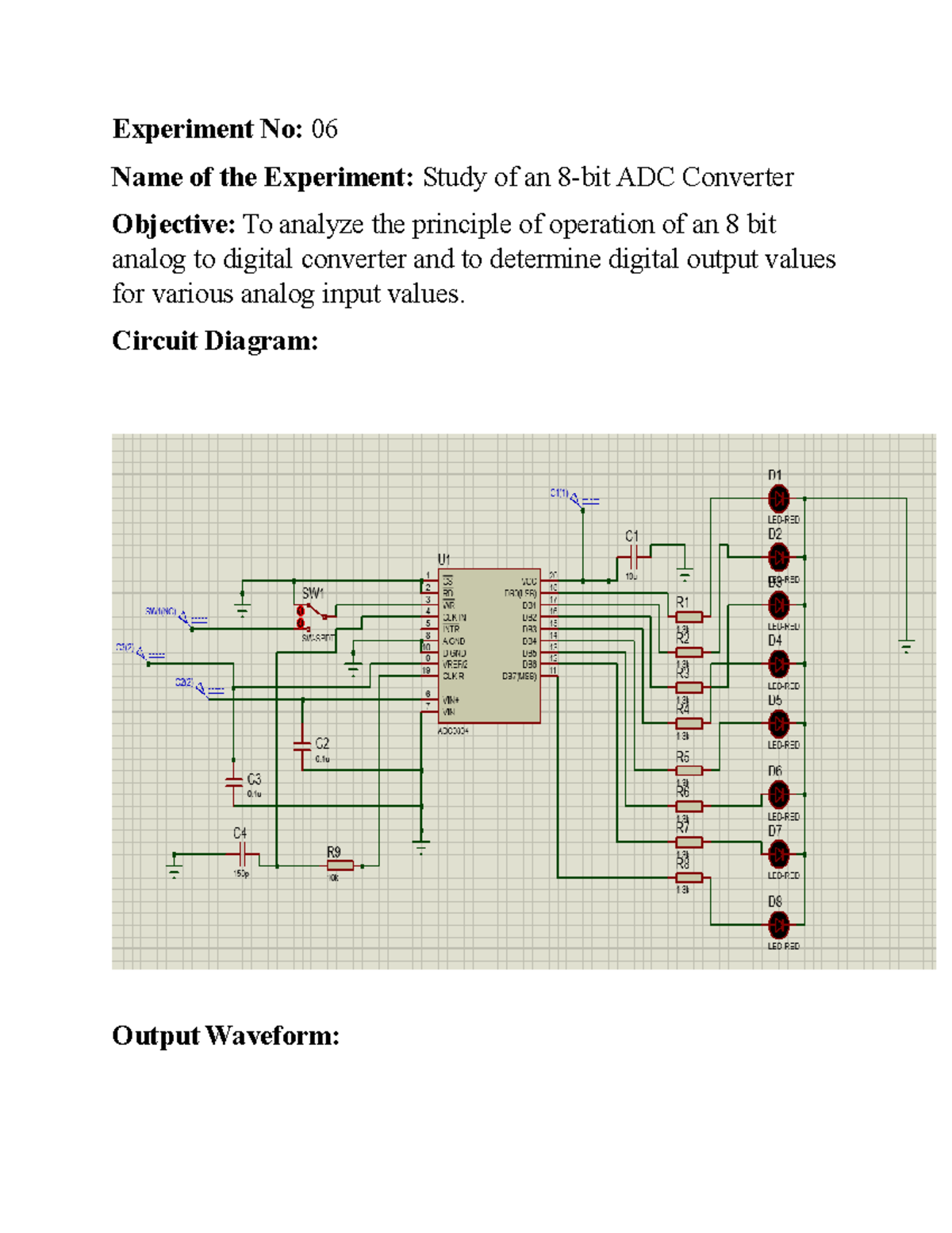 Experiment No 6 Summary Report - Experiment No: 06 Name of the ...