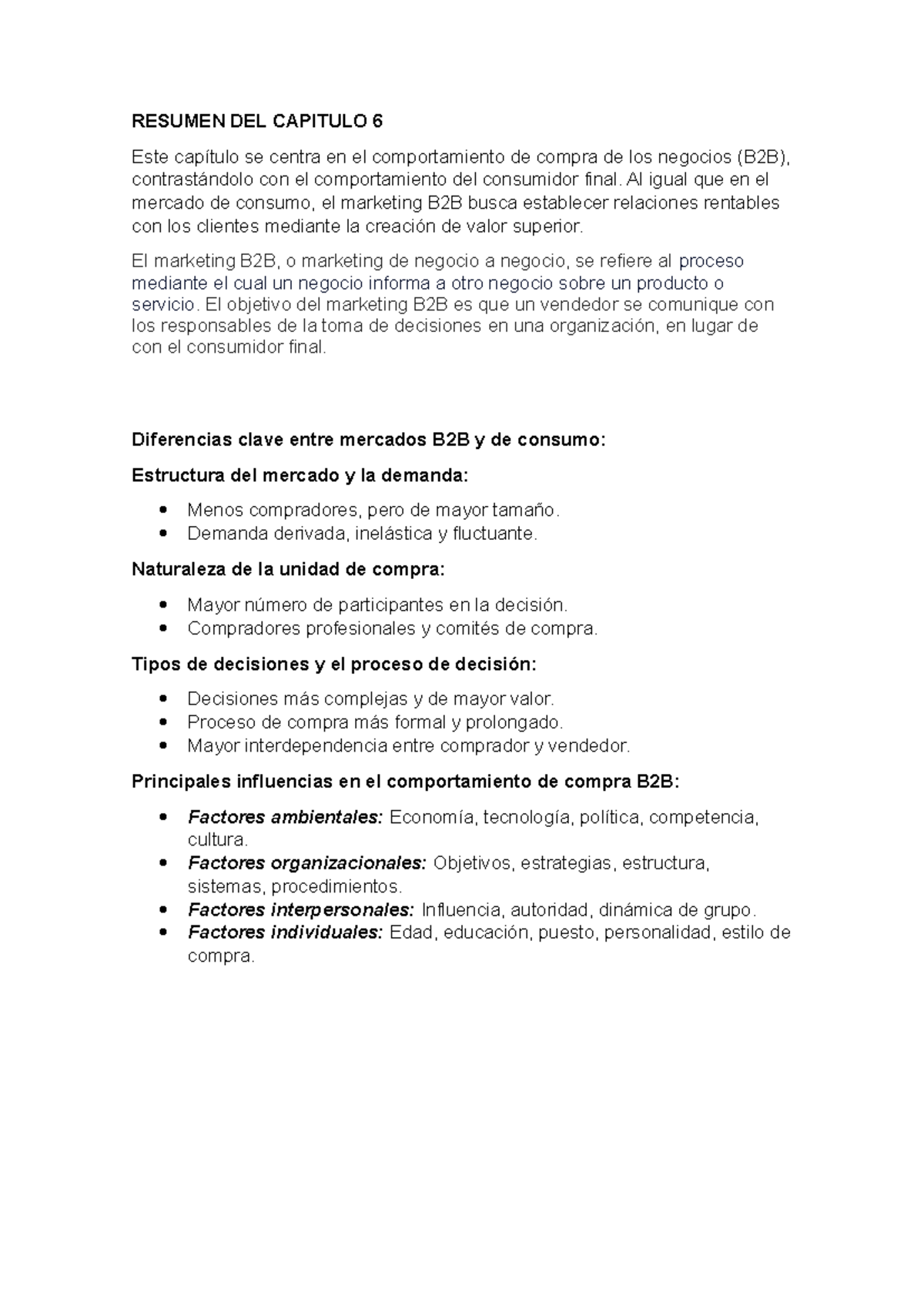 Resumen DEL Capitulo 6 - RESUMEN DEL CAPITULO 6 Este capítulo se centra ...