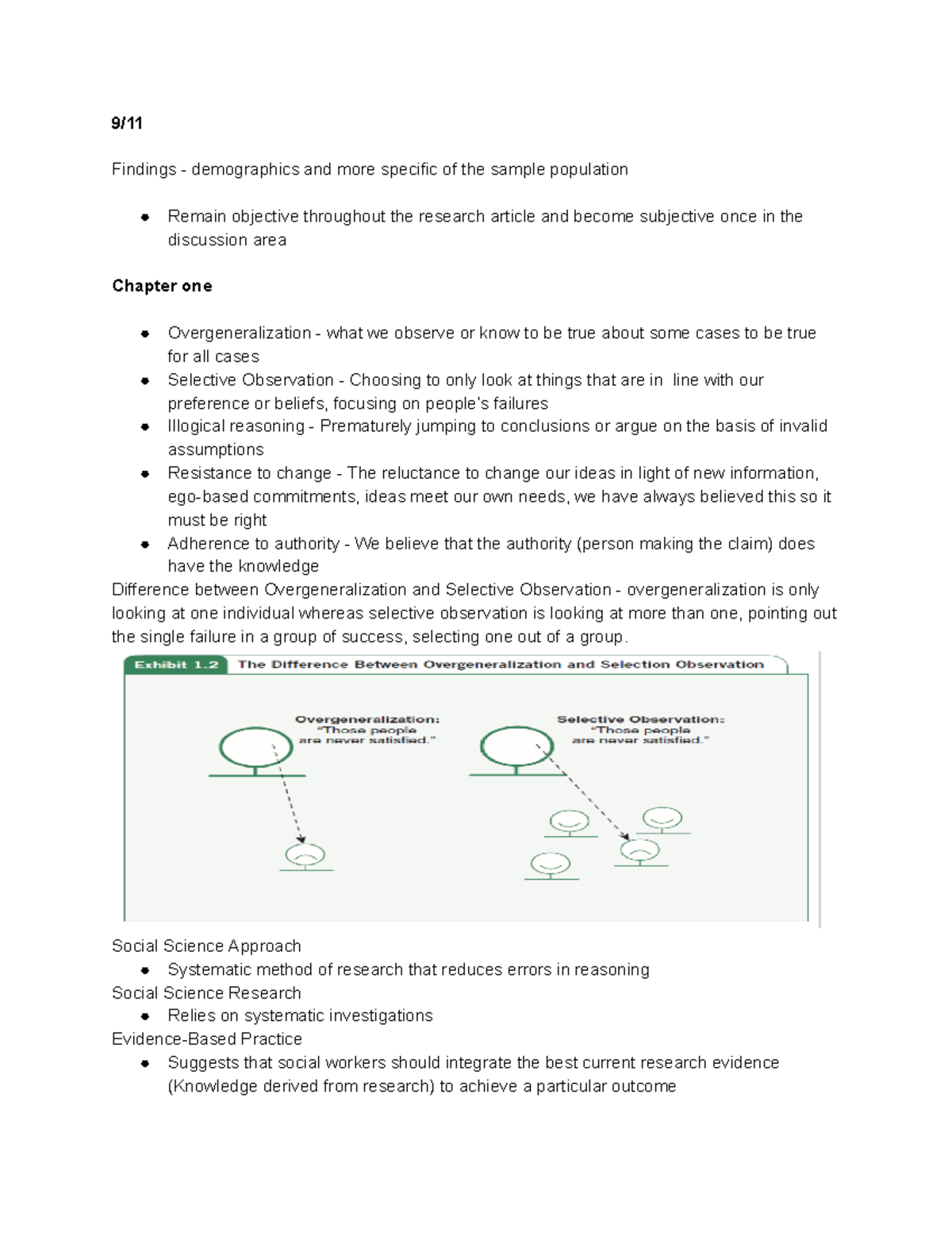 SWO 333 - Research - Google Docs - 9/ Findings - demographics and more ...