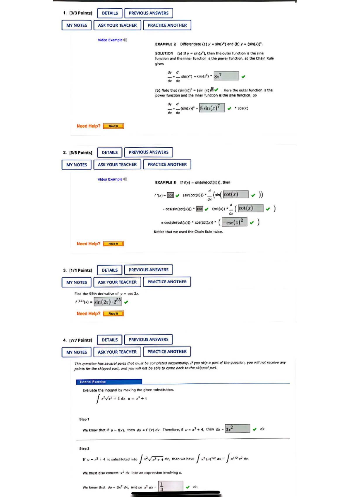 Calculus review part A class work - MATH 12003 - Studocu