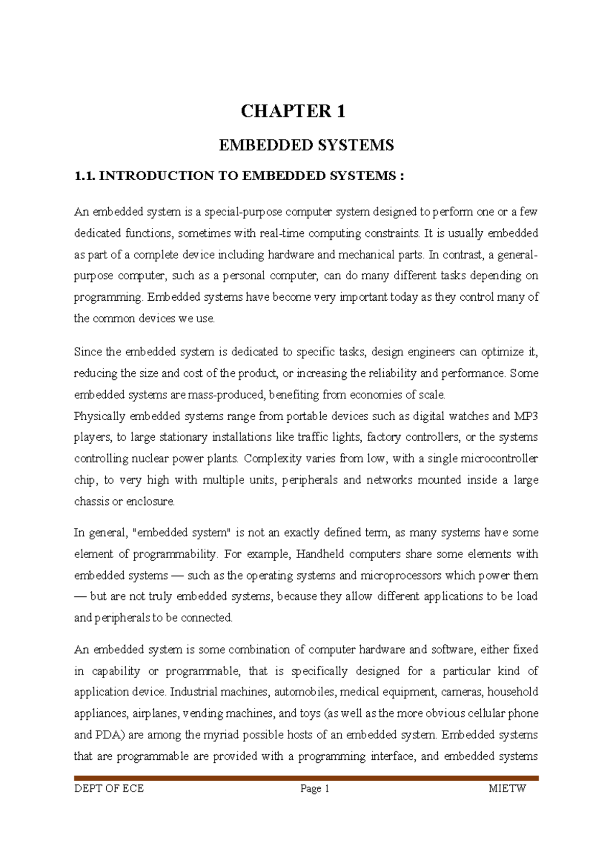 Icu patient health monitoring system using iot 5 - CHAPTER 1 EMBEDDED ...