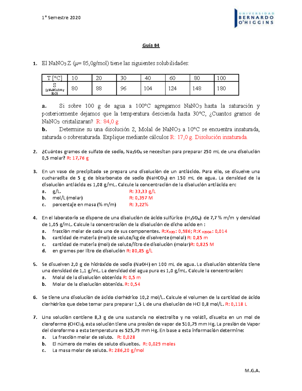 Guía-04 Ejercicios Disoluciones - Warning: TT: undefined function: 32 Warning: TT: undefined ...