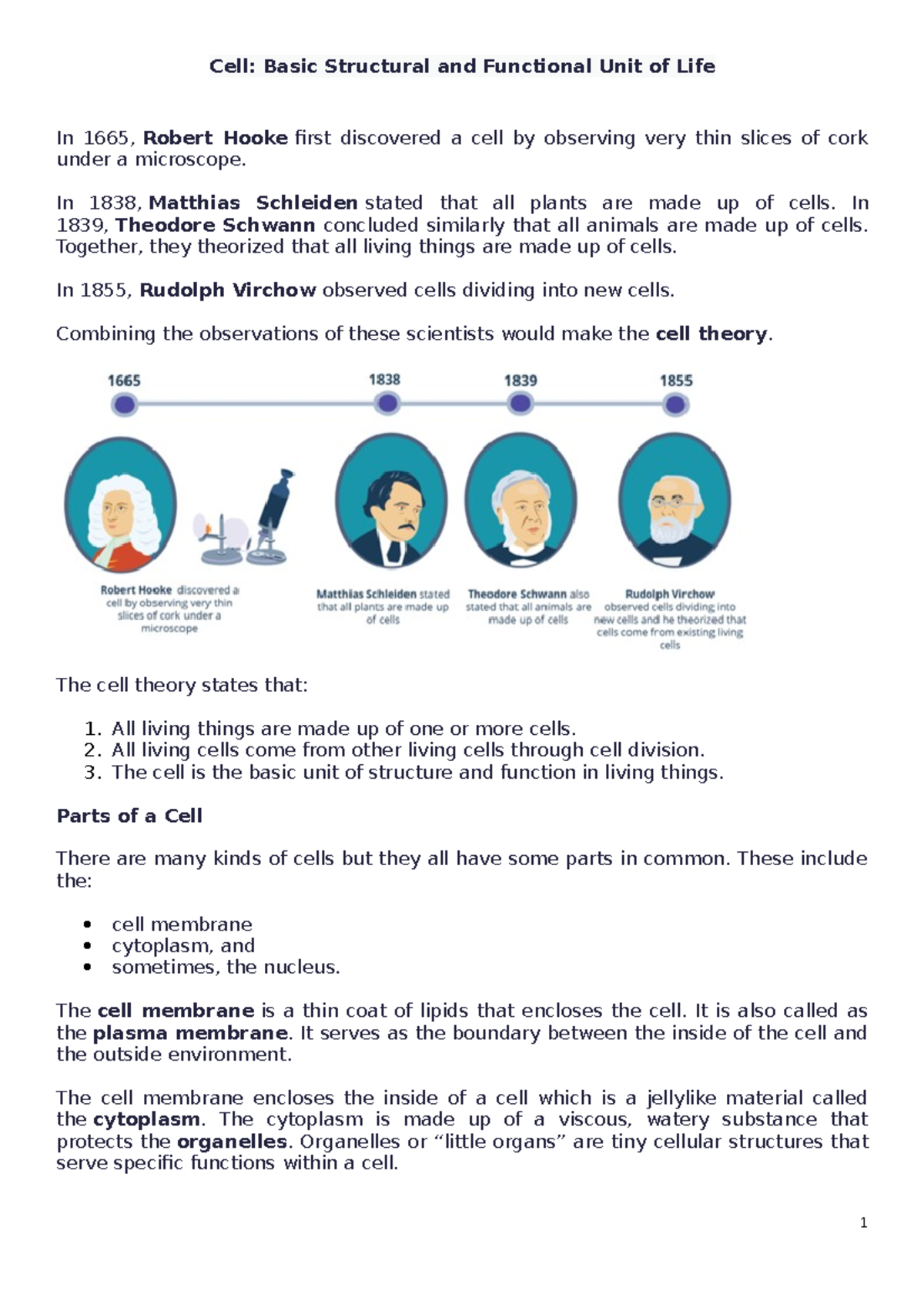 Cell - Cell - Cell: Basic Structural and Functional Unit of Life In ...