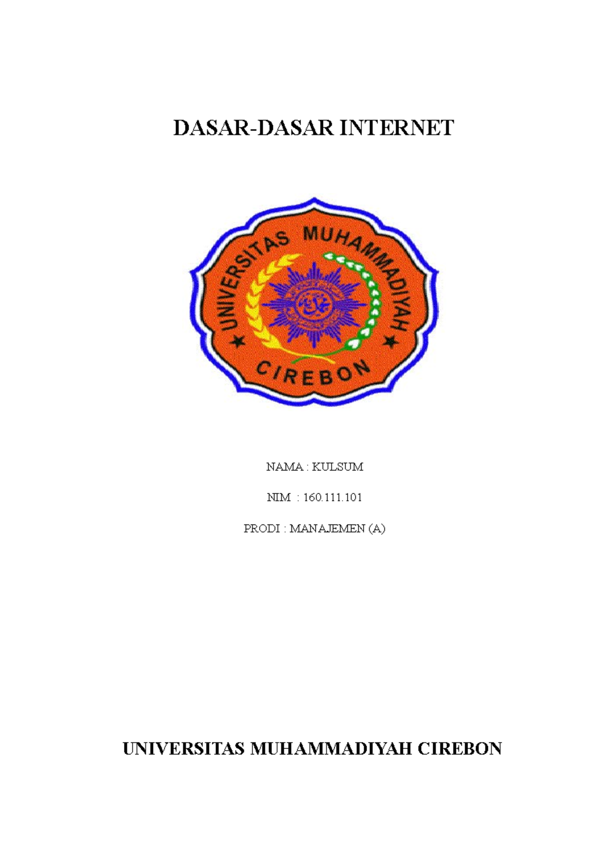 Dasar Dasar Internet - I'm sorry, i just need to submit to get material ...