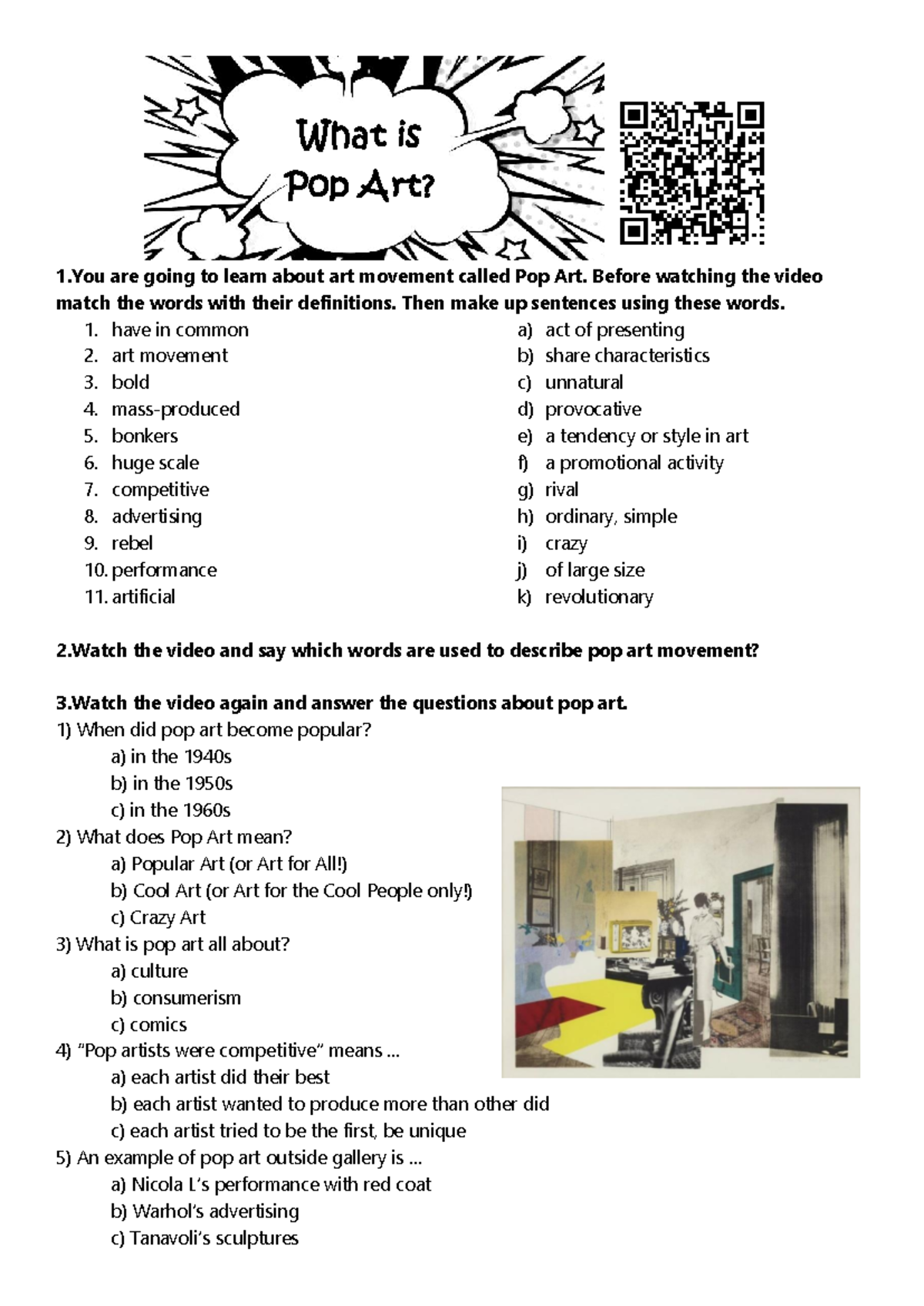 What is Pop Art - What is pop art - 1 are going to learn about art ...