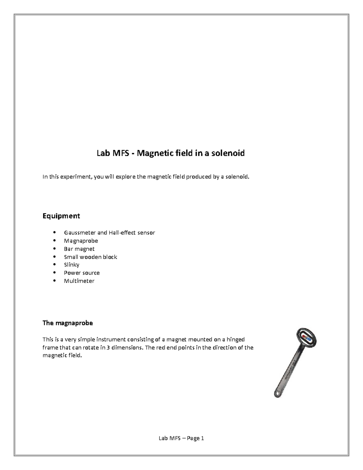 Notebook MFS - Magnetic field in a solenoid.gabehoehl (1)-1 - Lab MFS ...
