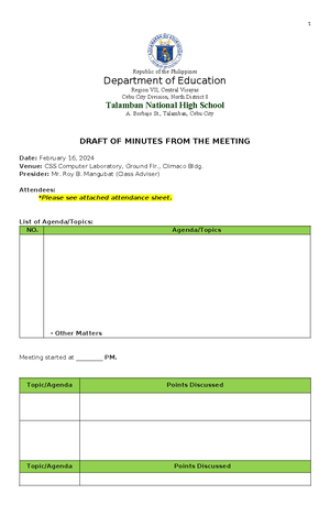 COT Reflection educ - COT REFELFCTION Date: April 25,2024 As a senior ...