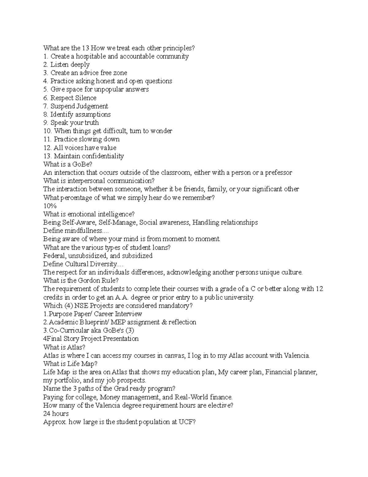 SLS 1122 - SLS 1122 - What are the 13 How we treat each other ...