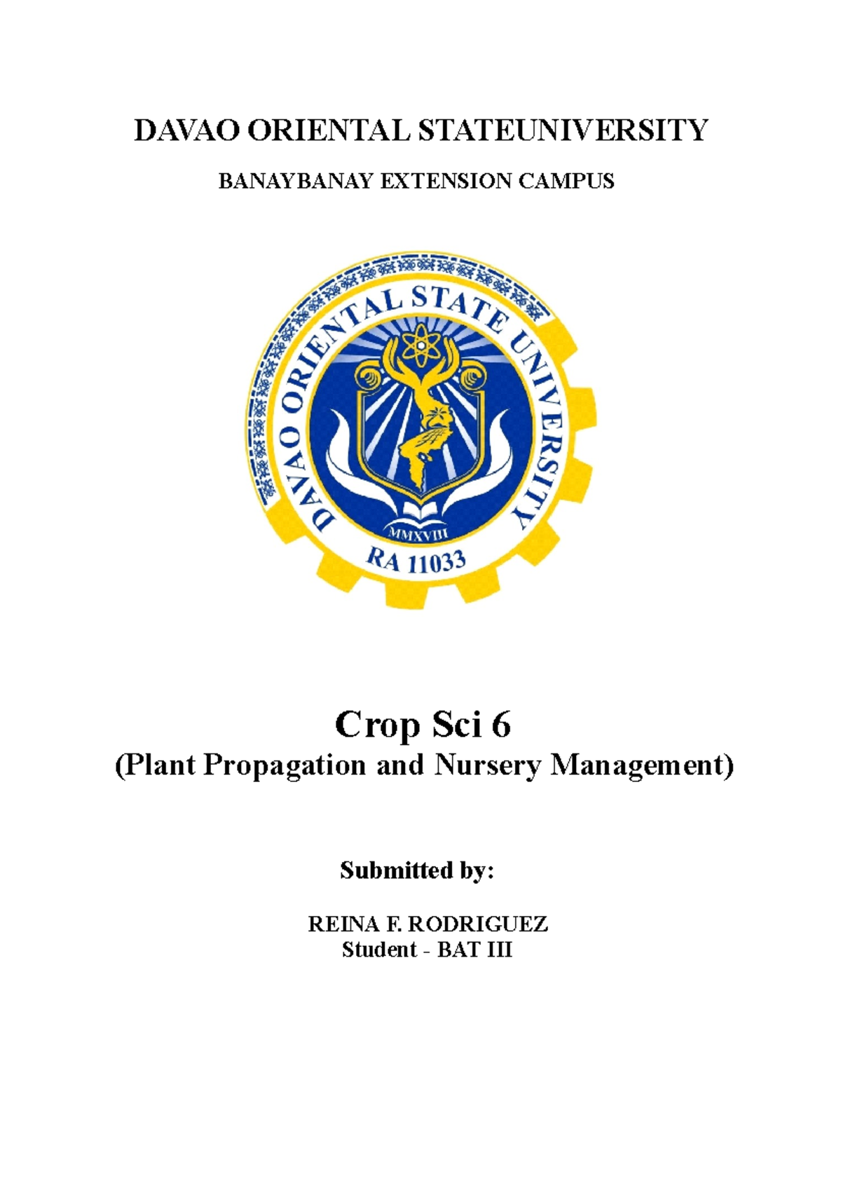 Crop Sci 6 Module 1 Lesson 1-converted - DAVAO ORIENTAL STATEUNIVERSITY ...
