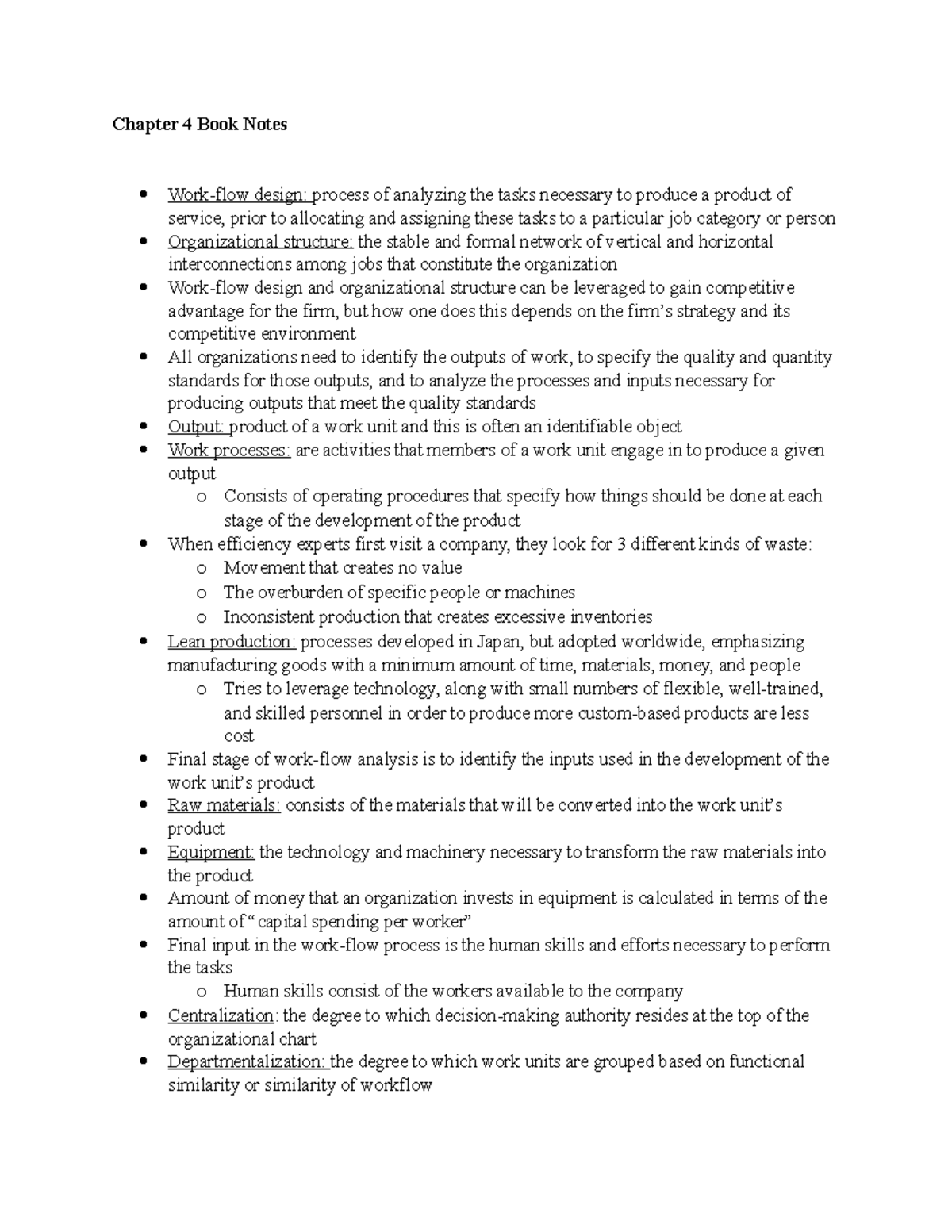 Chapter 4 Book Notes - Dr. Piper's class took over summer 2022 ...