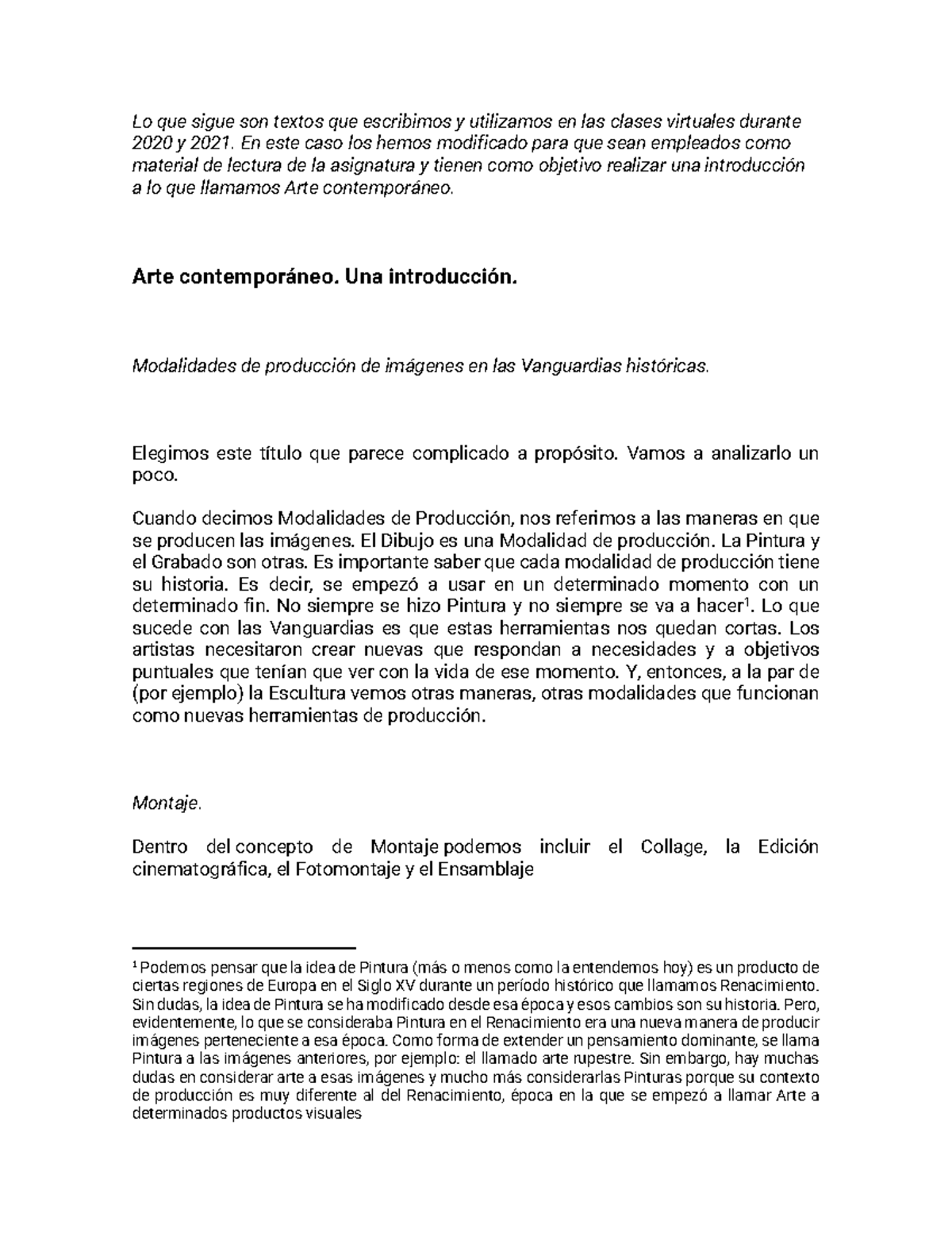Contemporaneo Linardo - Lo que sigue son textos que escribimos y ...