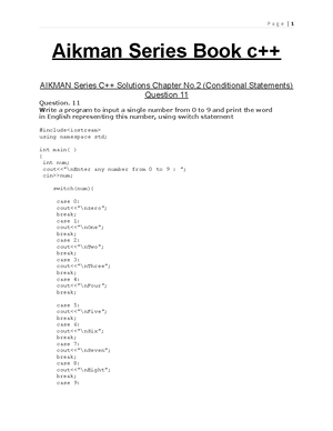 Aikman Series C++ - Aikman Series Book c++ AIKMAN Series C++ Solutions ...