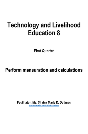 TLE 8 Q1 WEEK 6 Implementing AND Monitoring Infection Control Policies ...