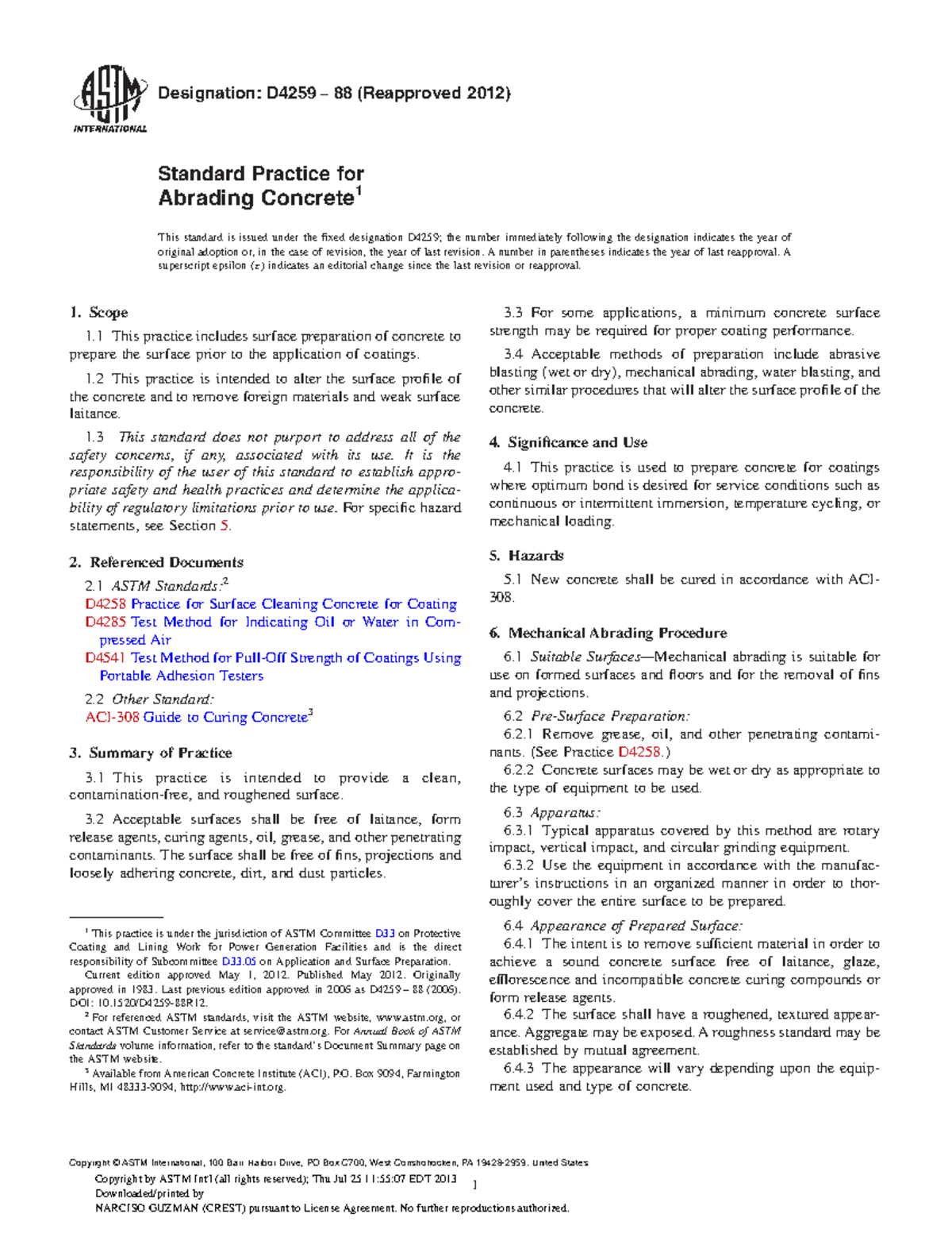 ASTM D4259 88 pdf - Australian Standards - Designation: D4259 − 88 ...