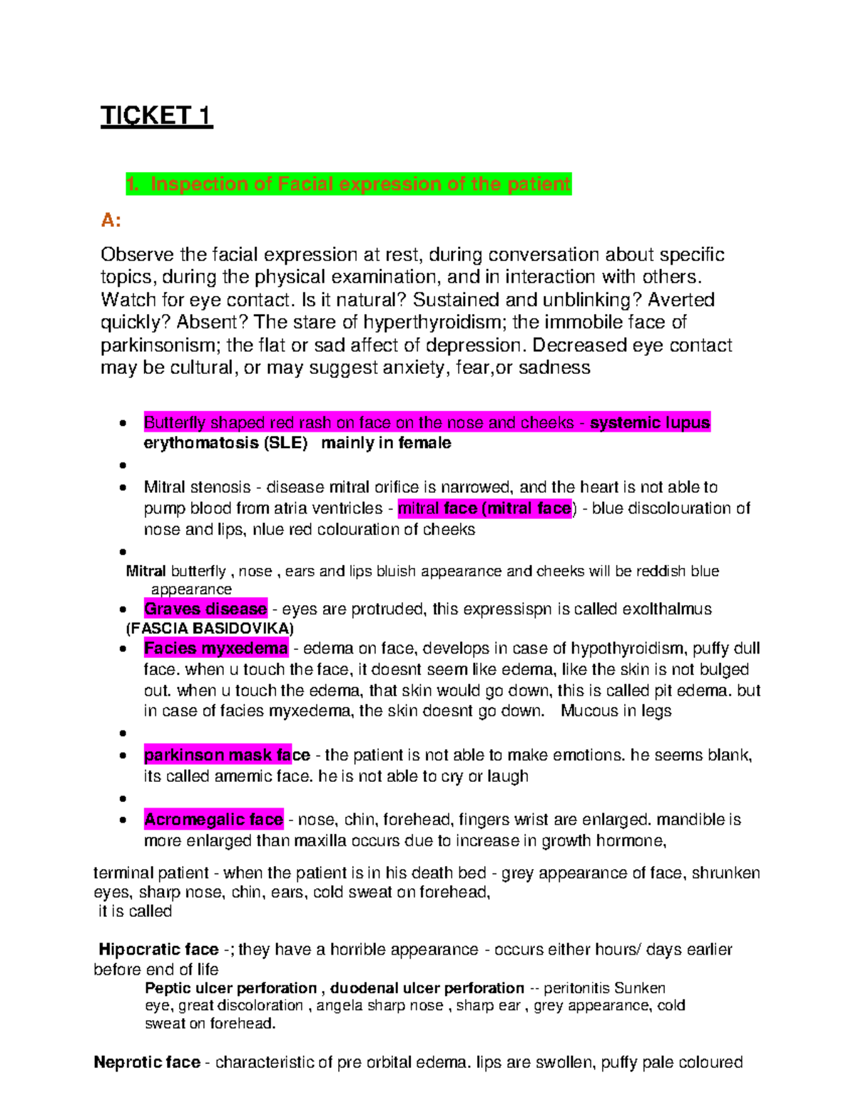 Propedeutics Lecture Notes - Studocu