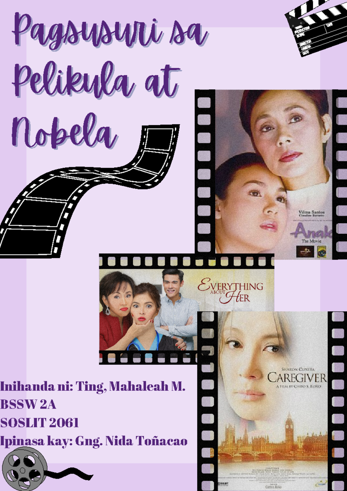 Purple White Pastel Thank you Flyer A4 - Pagsusuri saPagsusuri sa ...