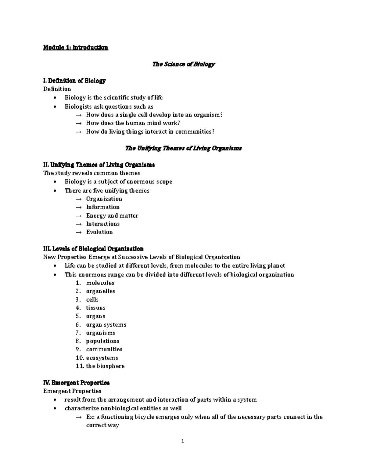 Gen Bio 2 Quiz 1 - General Biology 2 (Quiz 1 - Modules1-3) Reviewer SHS ...