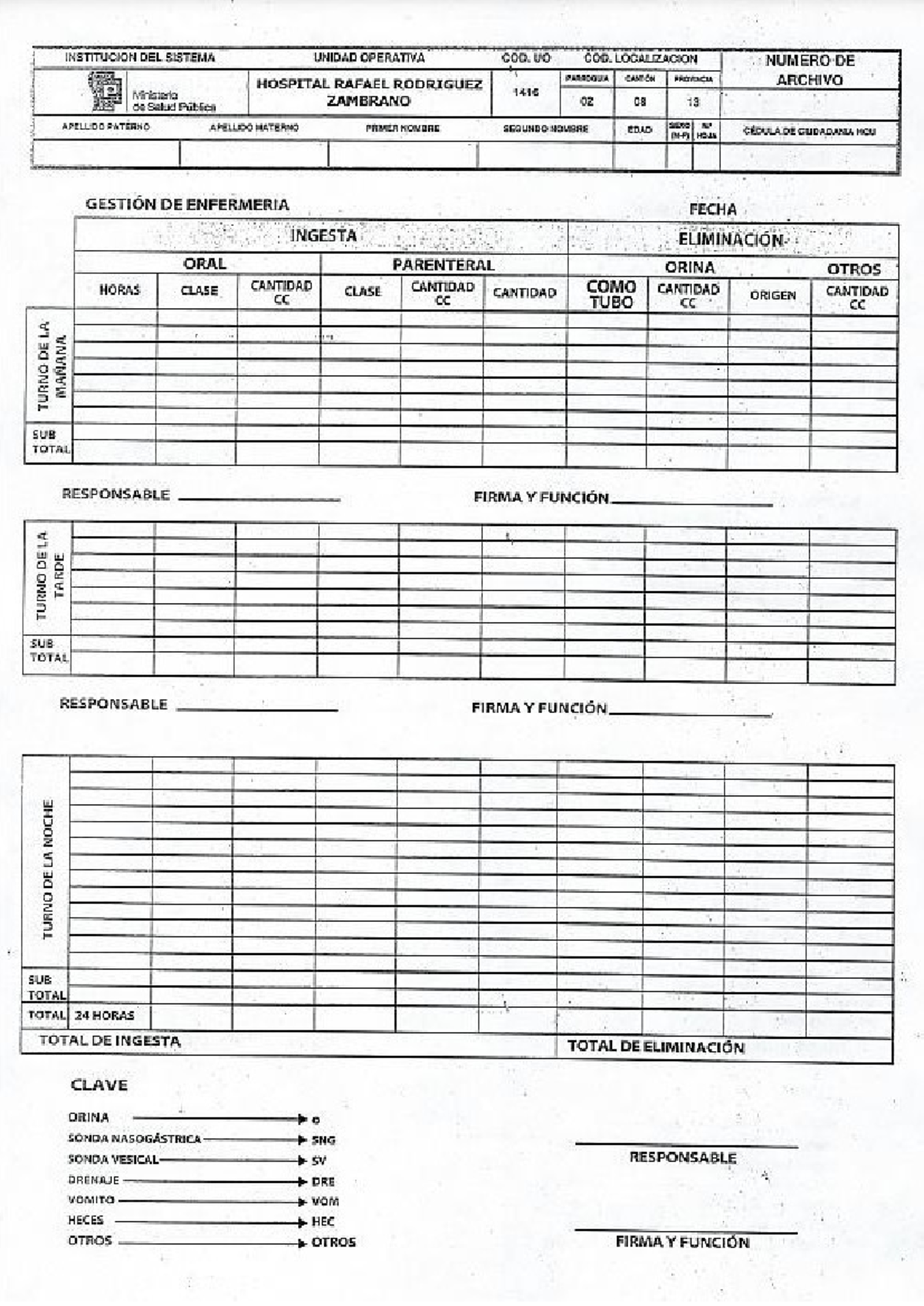Formulario de Hoja de ingesta y eliminacion - ciencias naturales - Studocu