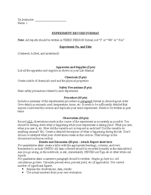 Experiment 34 - Experiment 34 An Equilibrium Constant To use a ...