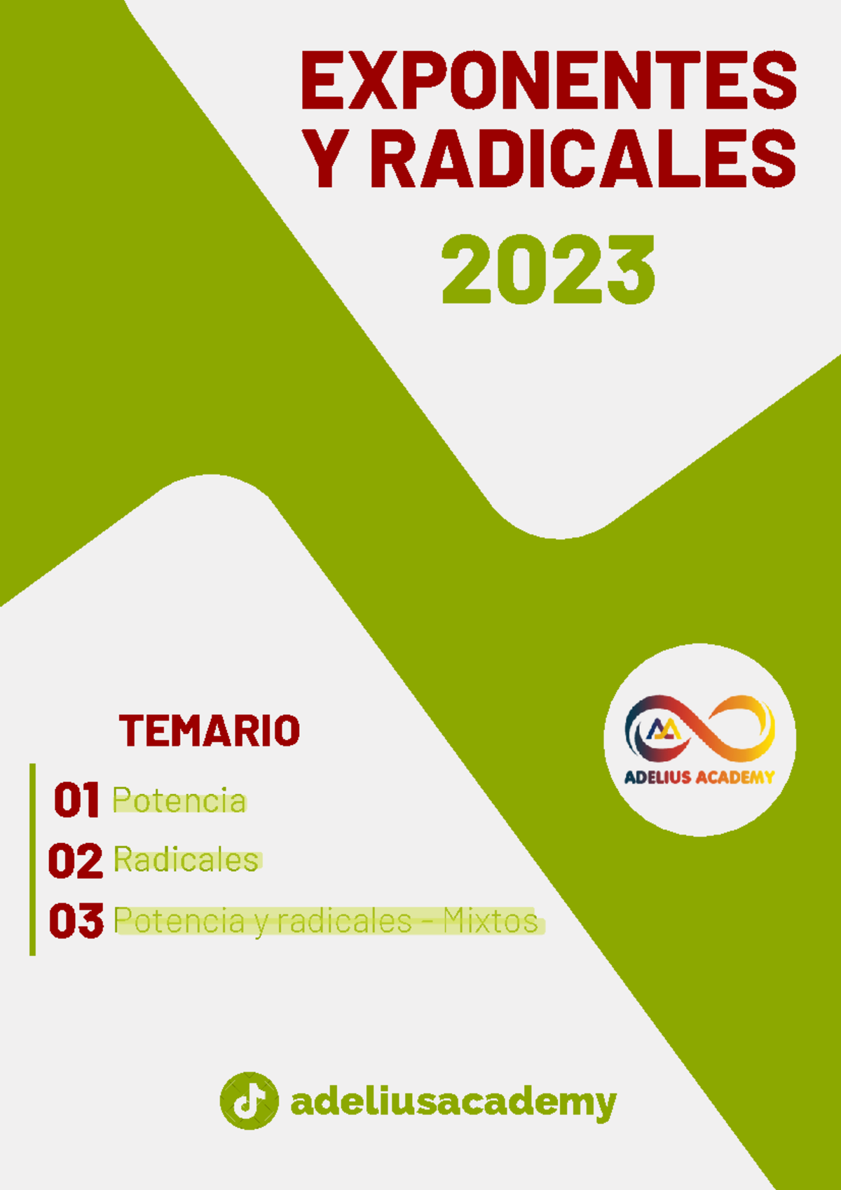Exponentes Y Radicales 230307 215206 - 2023 EXPONENTES Y RADICALES 01 ...