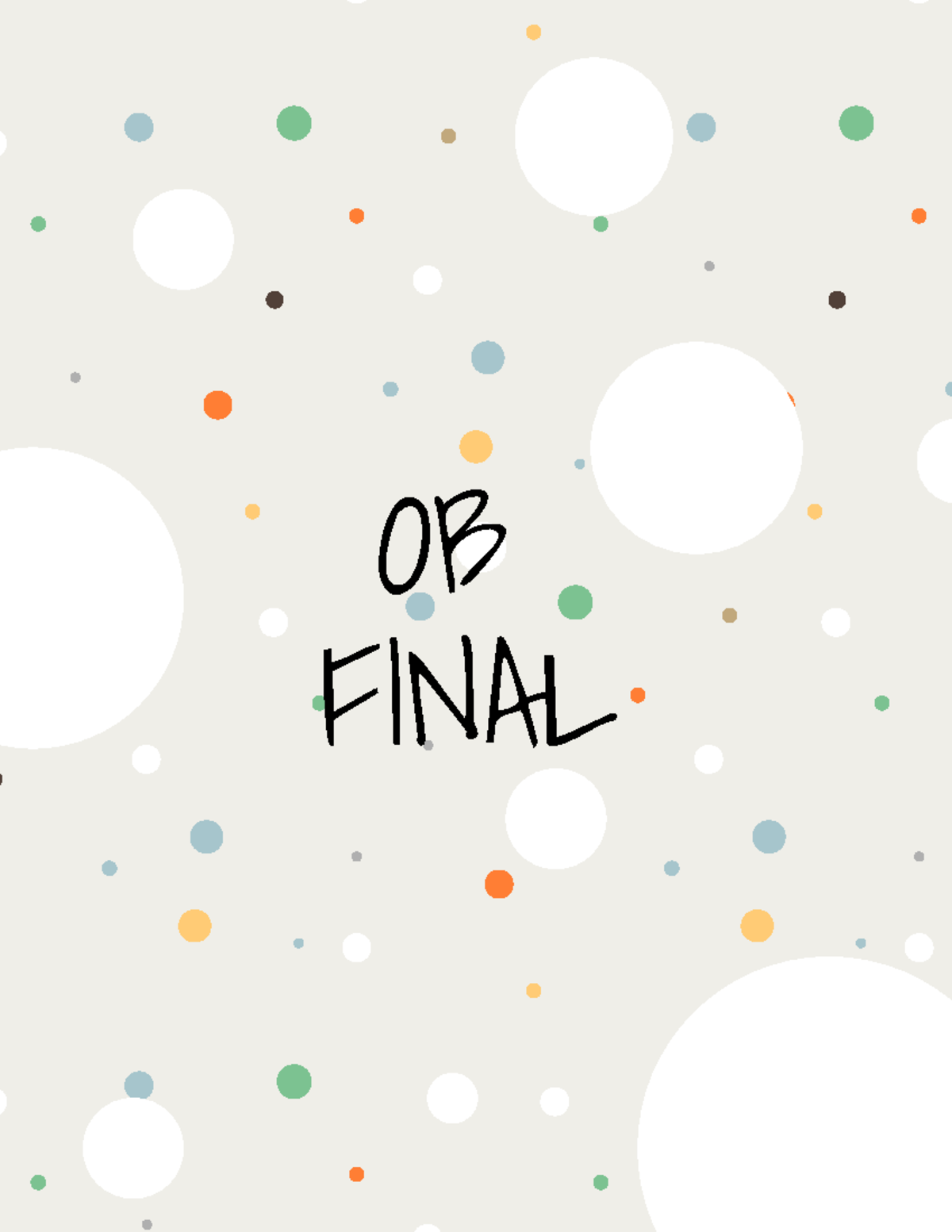 OB Final - Maternal/ child nursing - OB FINAL What is EDC? (3) Expected Date of Confinement ...