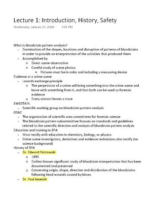 Physical Properties of Bloodstain Formation - Blood Pattern Analysis ...