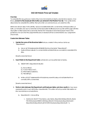 DAD 220 Module Two Activity Template - DAD 220 Module Two Activity ...