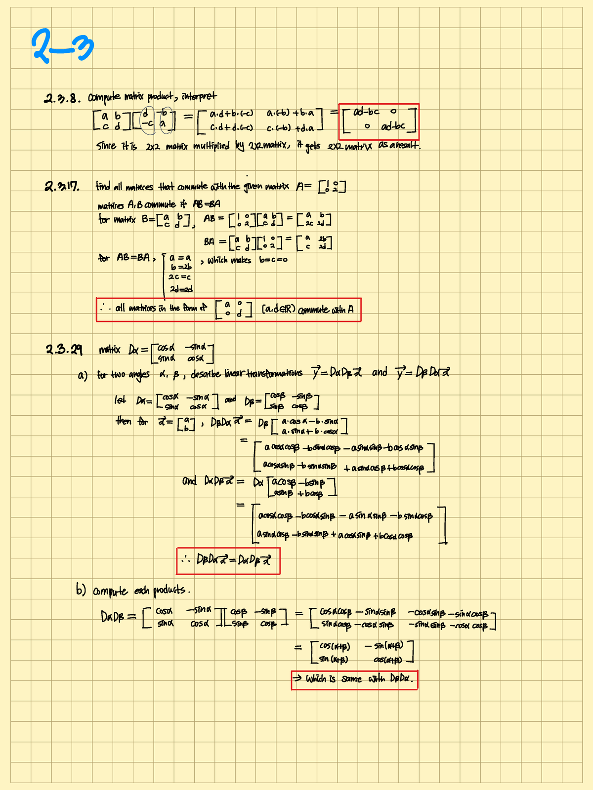 Linear Algebra HW2 - AS.110.201. - Studocu