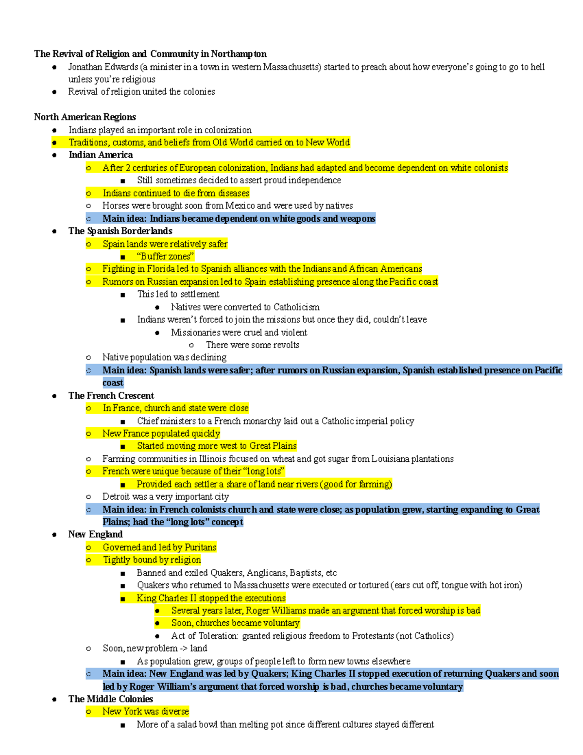 5 The Cultures of Colonial North America 1700 - 1780 - The Revival of ...
