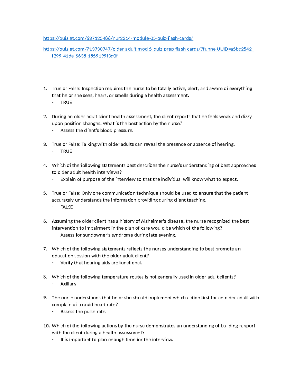 Quiz 5 - quiz - quizlet/637125486/nur2214-module-05-quiz-flash-cards ...