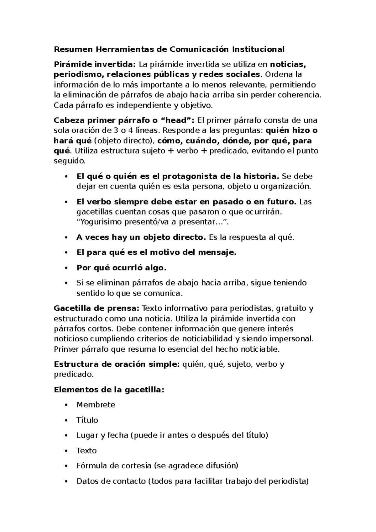 Resumen HCI final - Resumen Herramientas de Comunicación Institucional ...