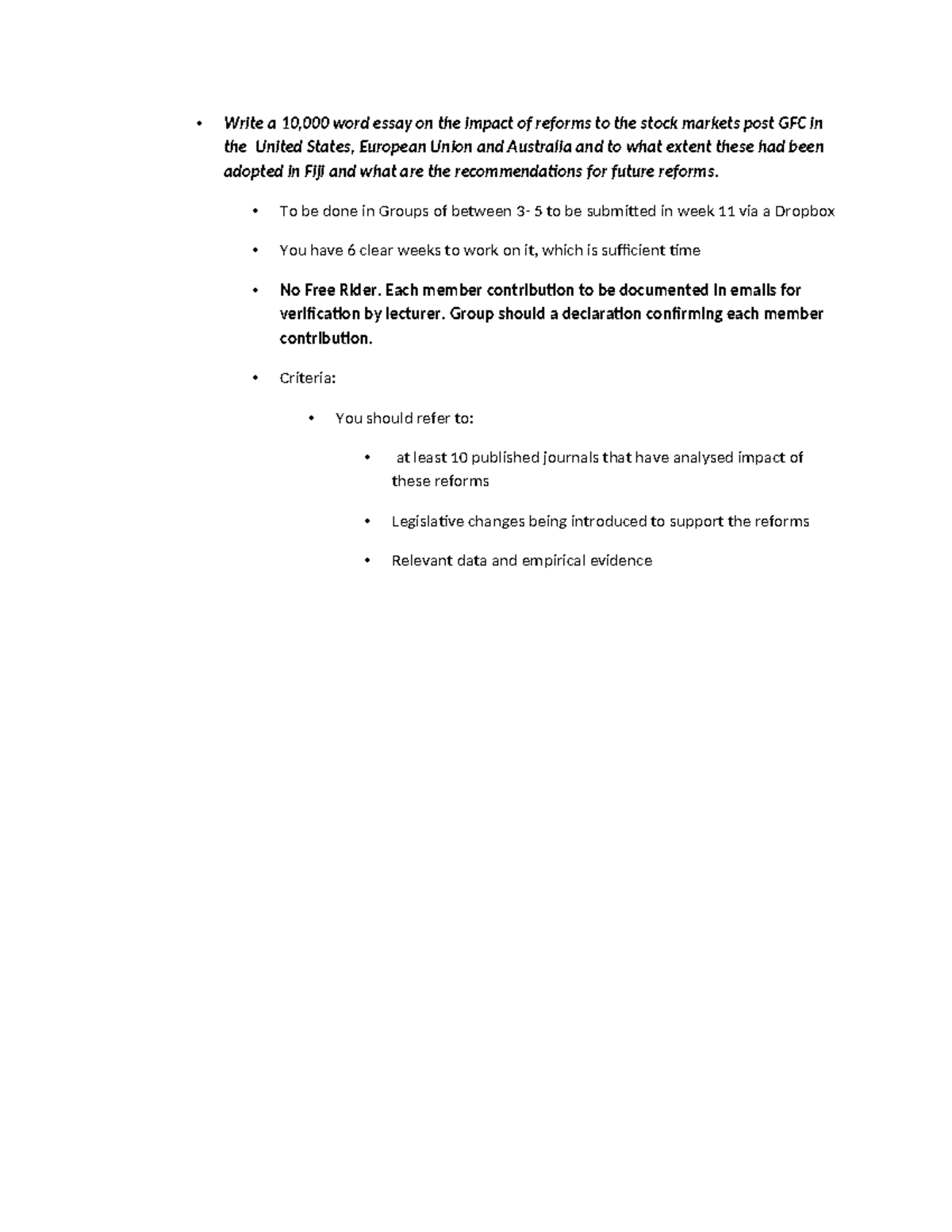 Write a 10 - Provide solutions for the assignment - Write a 10,000 word ...