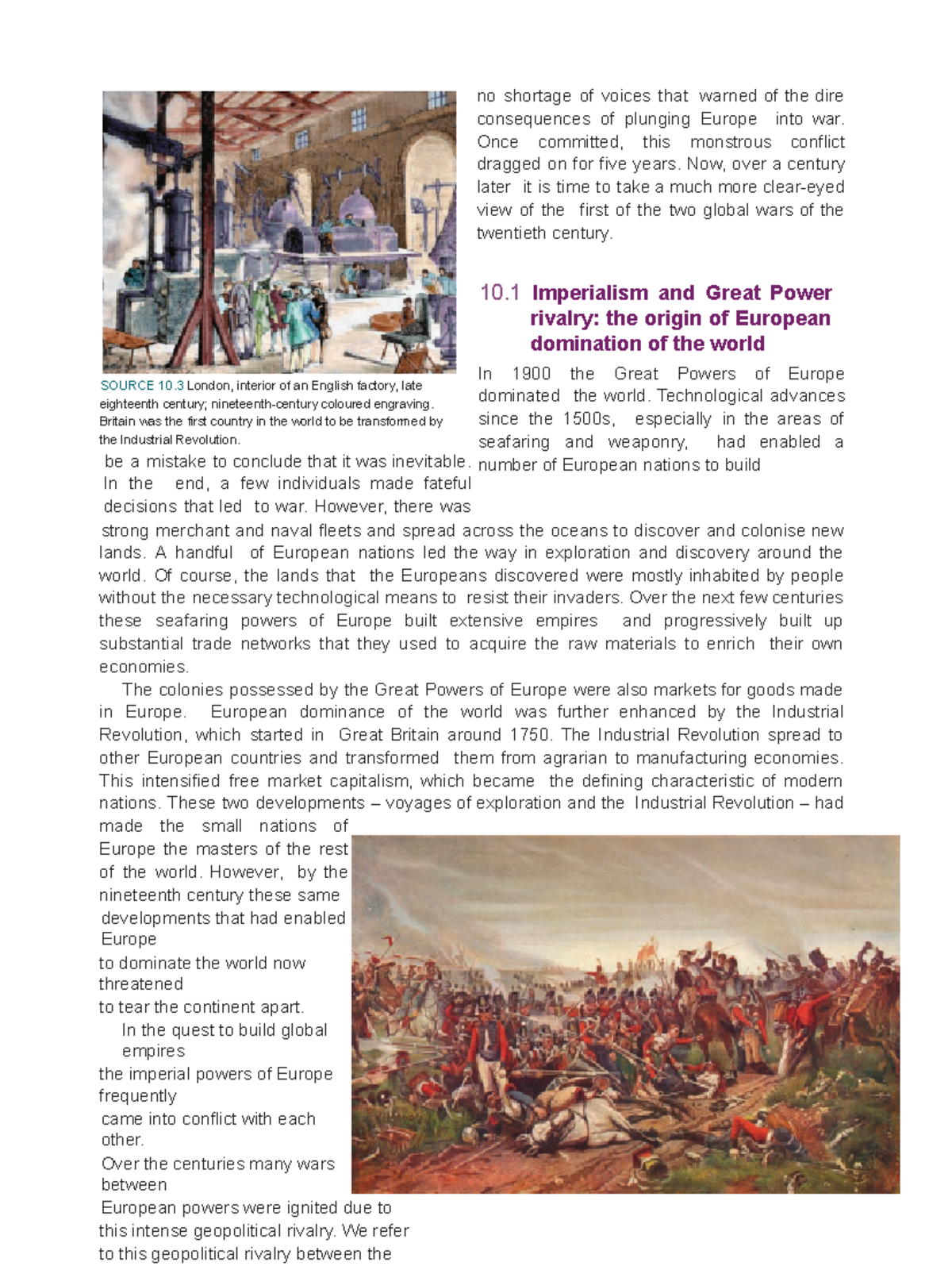 Imperialism and Great Power rilvary the origin of European domination ...