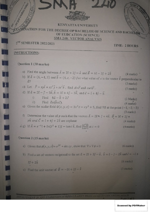 Differentiation of Vectors - DIFFERENTIATION OF VECTORS 1. ORDINARY ...